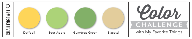 MFT Card Challenges: There's Still Time - Color Challenge 41