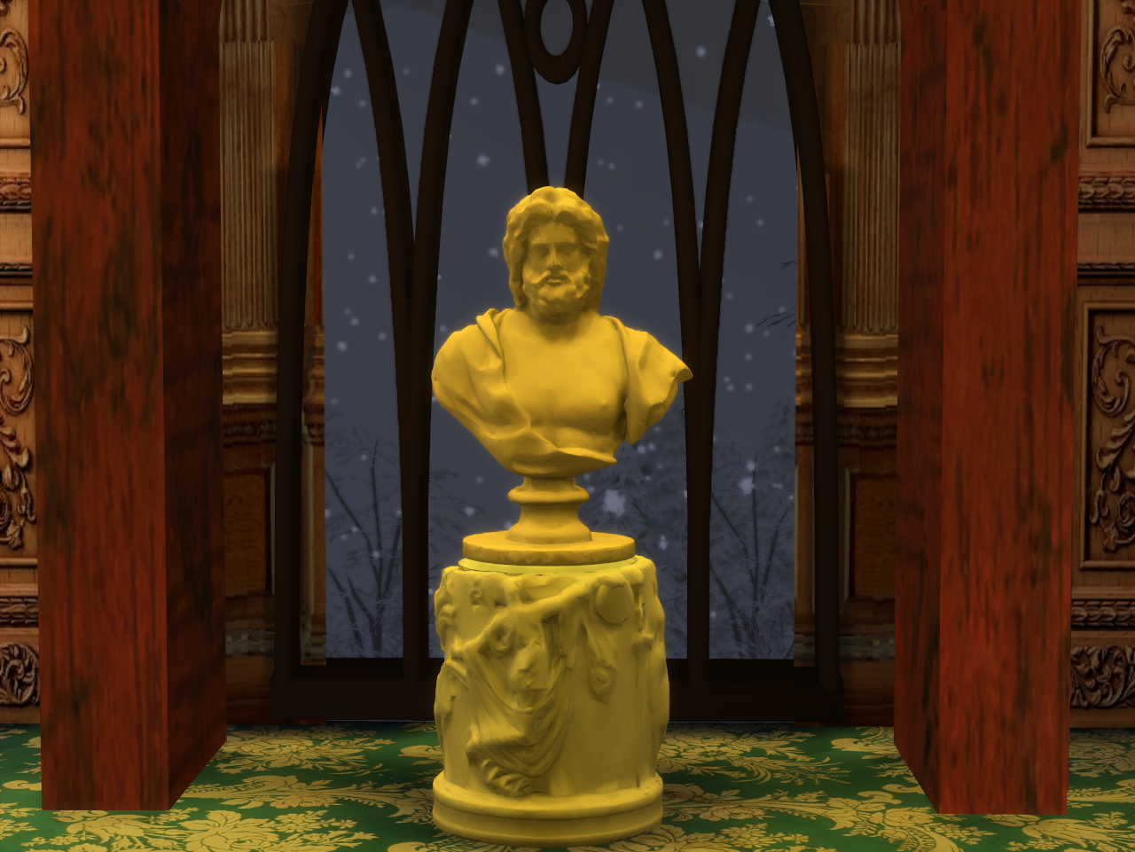 Anna Quinn Stories: The Greek Room Sculptures & Busts For SIMS 4