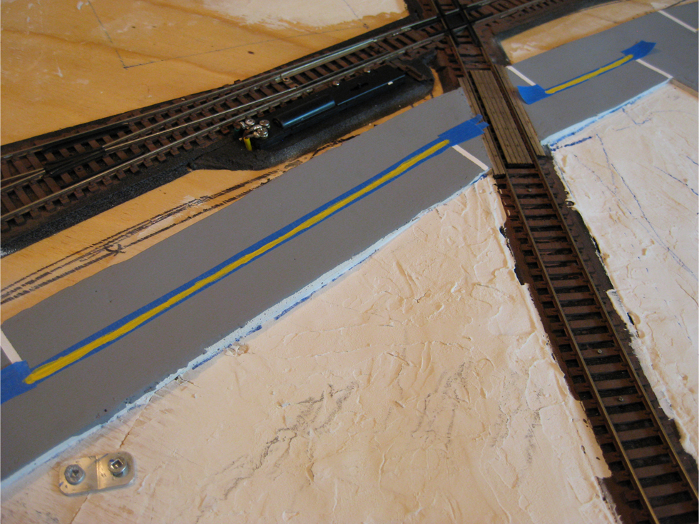 Paving Plaster Roads - TY'S MODEL RAILROAD