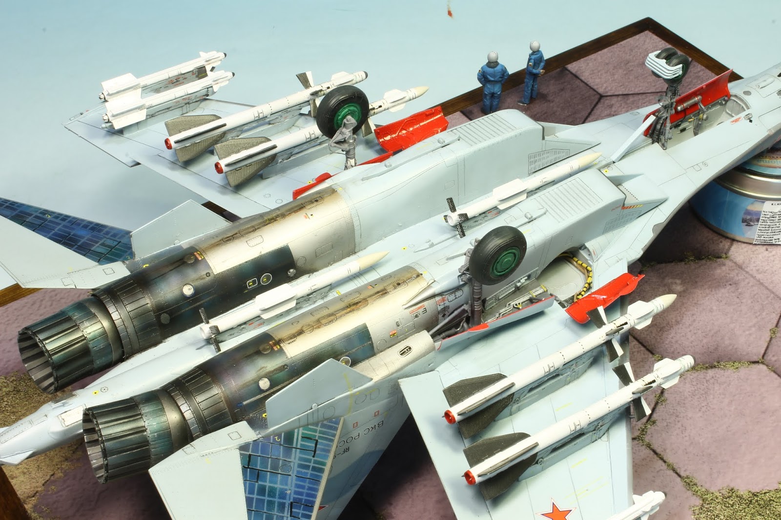 Istvan Michalko's scale models: Russian Sukhoi Su-35S Flanker-E - GWH ...