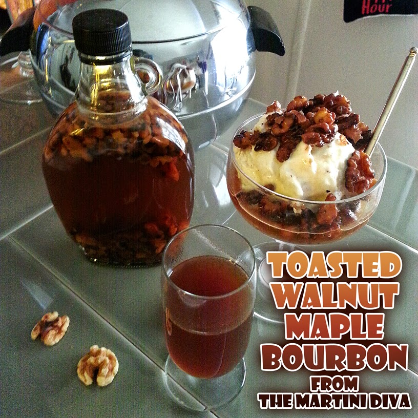 The MARTINI DIVA: TOASTED WALNUT MAPLE BOURBON RECIPE