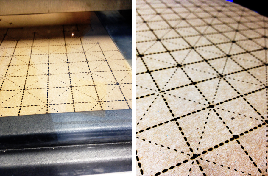 Muse: Origami Laser Cut Prototypes