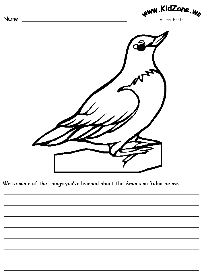 Creative and Curious Kids!: Spring Robin Activities