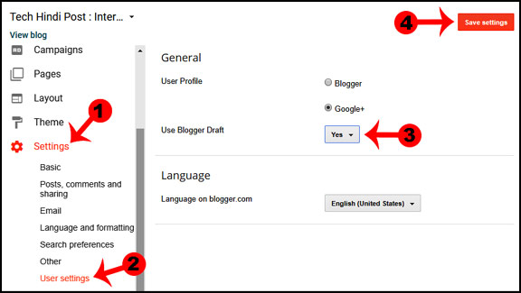 What is Blogger draft (How to use Blogger Draft mode)