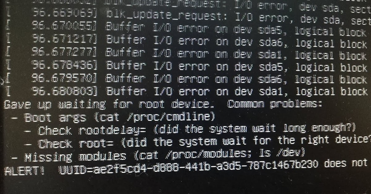 Error Linux: Initramfs | Tutorial Error Linux: Initramfs | Tutorial