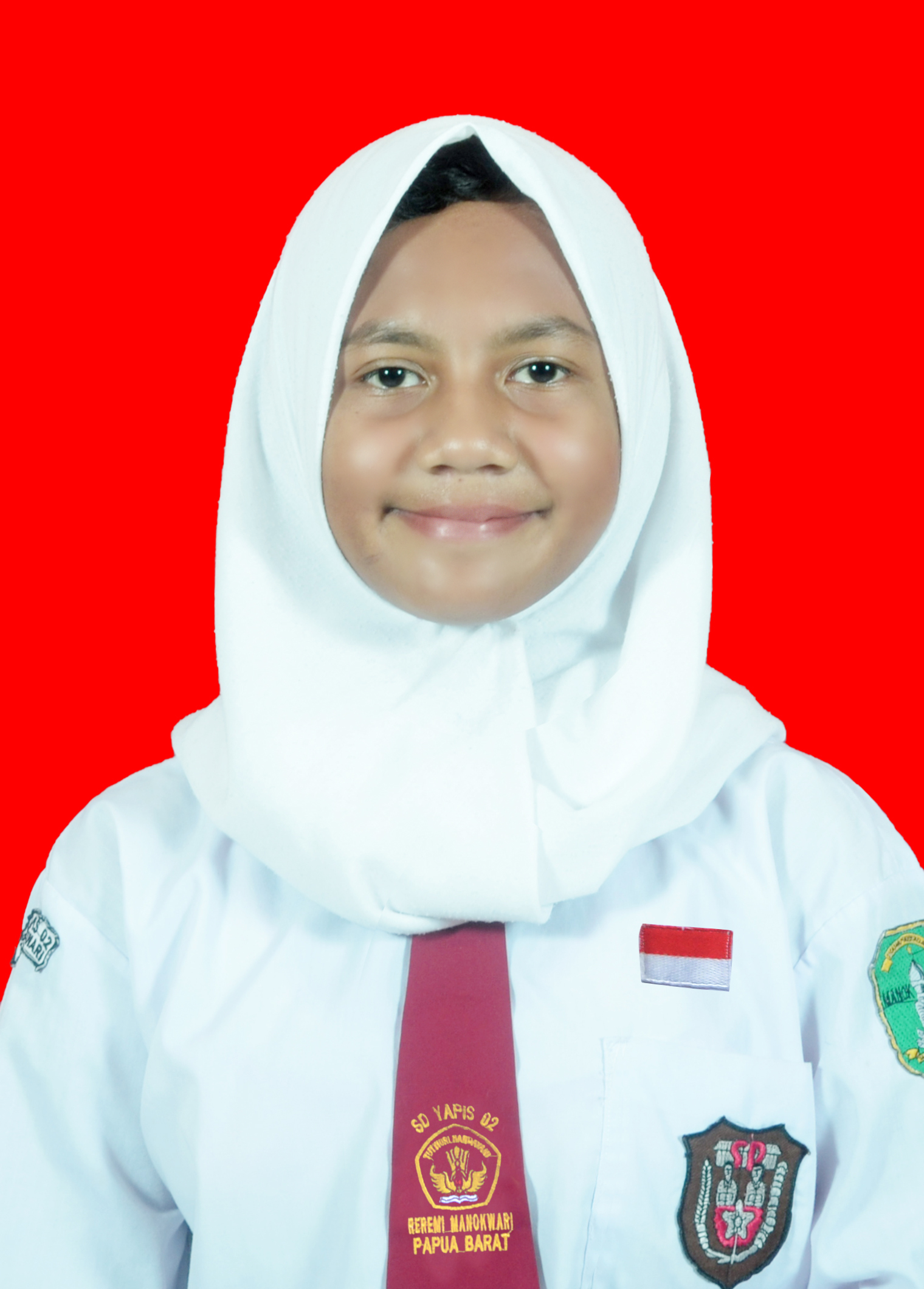 Pas Foto SD YAPIS 02 Manokwari Tahun 2020 (Perempuan) | Temmalusa Art Papua