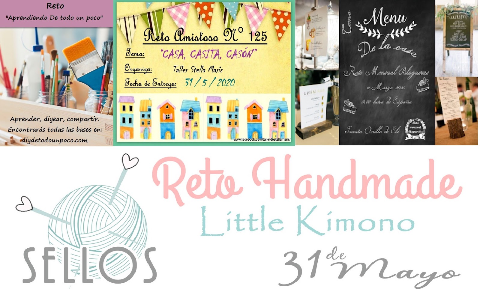 La buhardilla de Conchi: Mis Retos del mes de Mayo