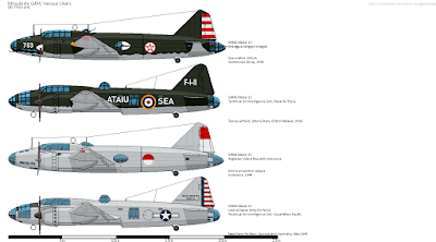 War Machines Drawn: Mitsubishi G4M, foreign users