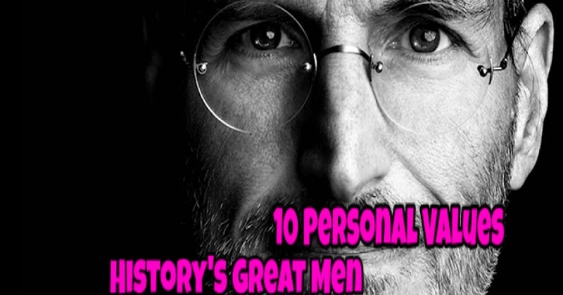 Why Every Man NEEDS Core Values + 10 Personal Values of History's Great ...