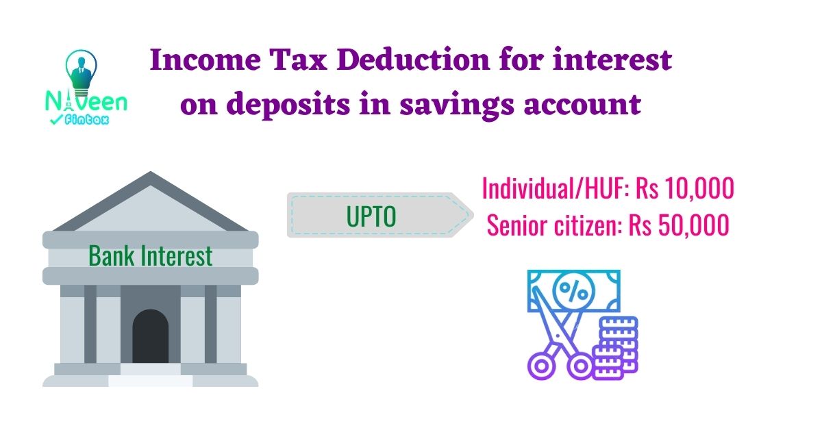 80tta And 80ttb Deductions Under Income Tax Interest On Deposits Naveen Fintax