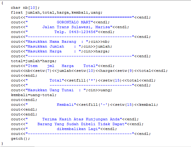 PROGRAM PENJUALAN DAN DISKON MENGGUNAKAN C++ - MIDNIGHTY