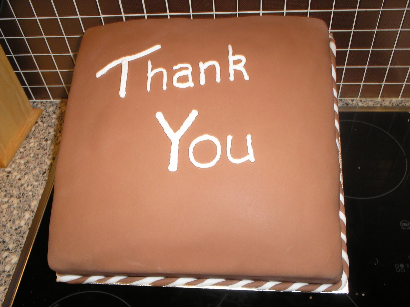 Nicky's Cakes: Thank You Cake