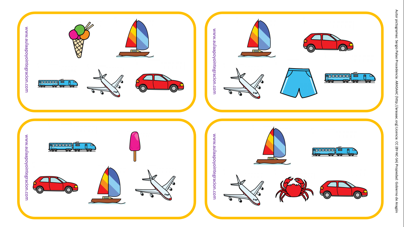 Encuentra el intruso: el verano