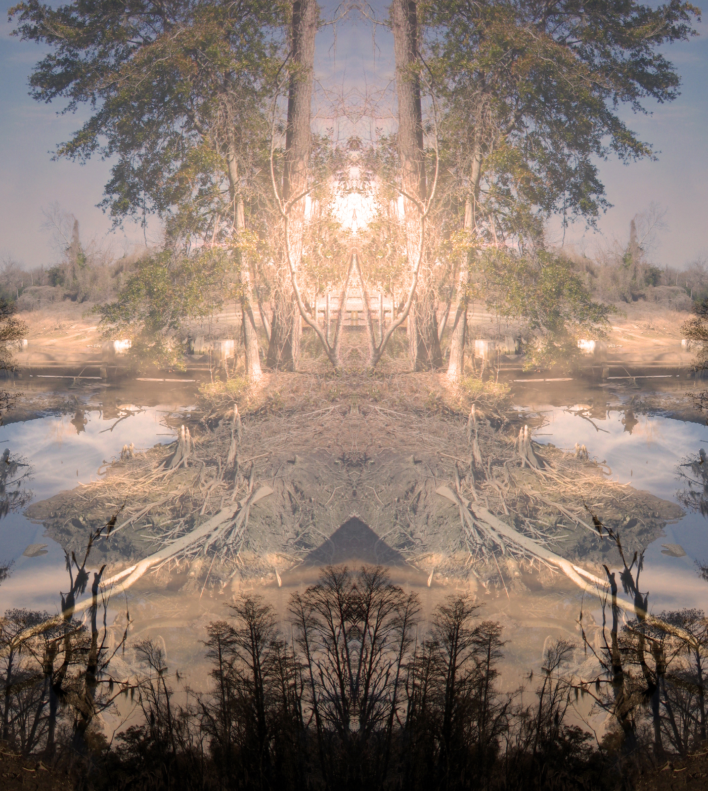 time is a gift: josh moore's art adventures: river mirror experiments 2011