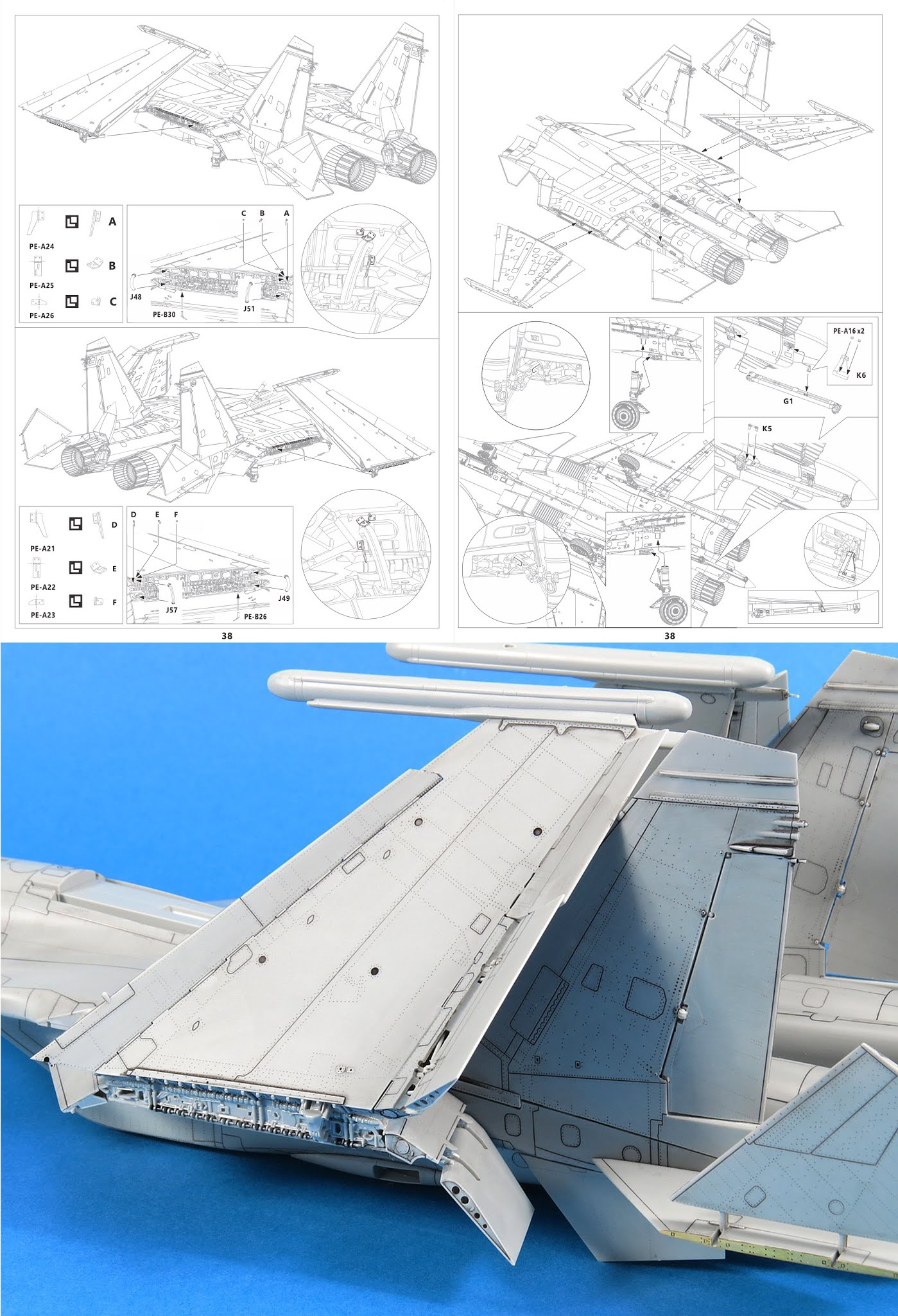 The Modelling News: Test Kit Dry-Fit Review: 48th scale Sukhoi Su-33 ...