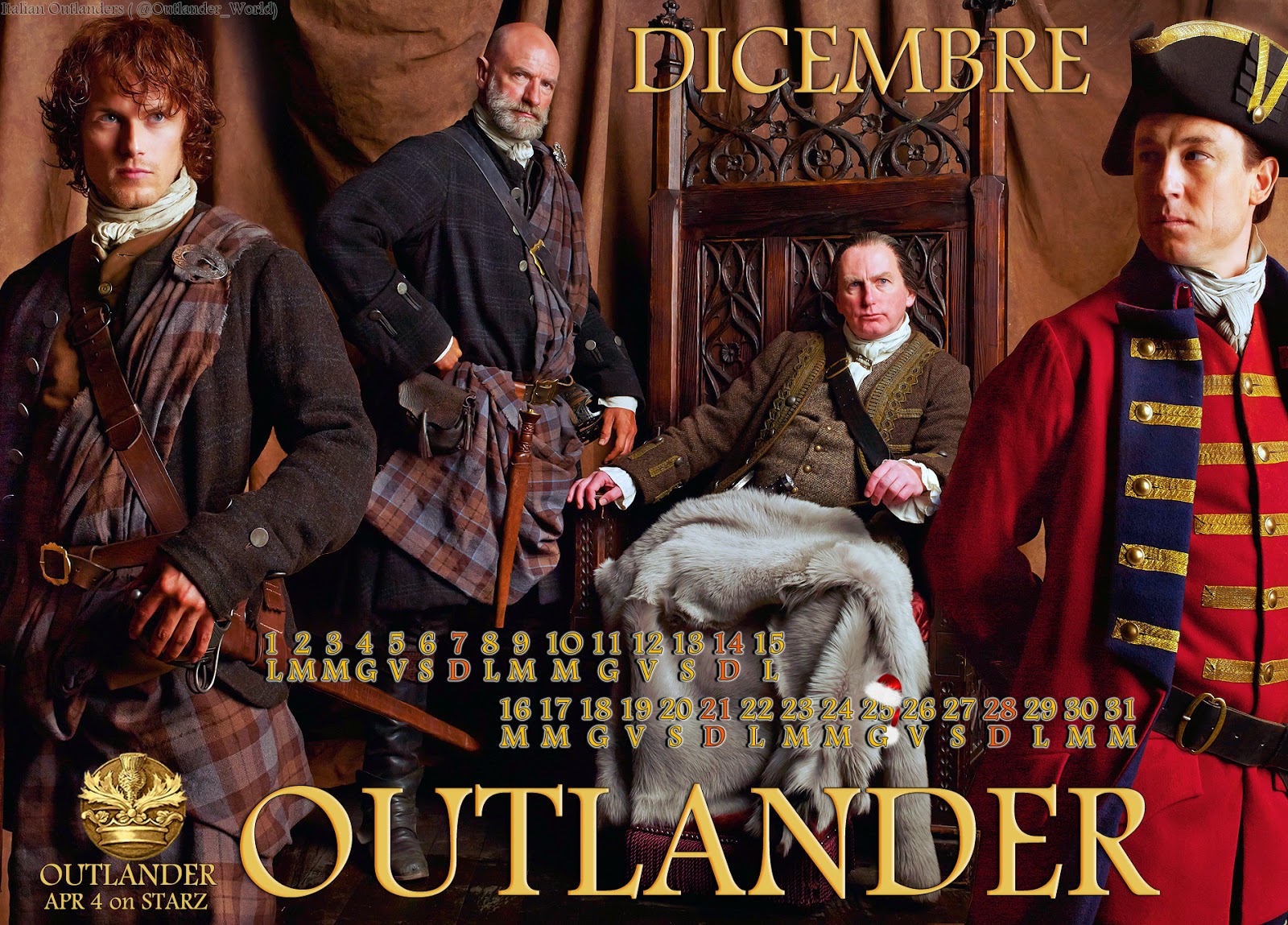 2014 ~ Outlander - La serie di Diana Gabaldon