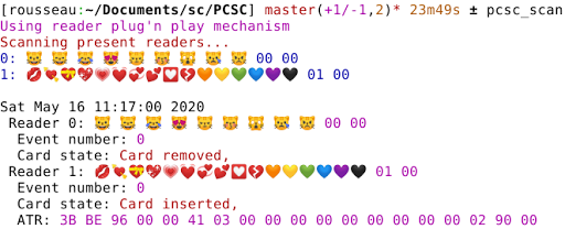 Ludovic Rousseau's blog: Unicode characters in a reader name