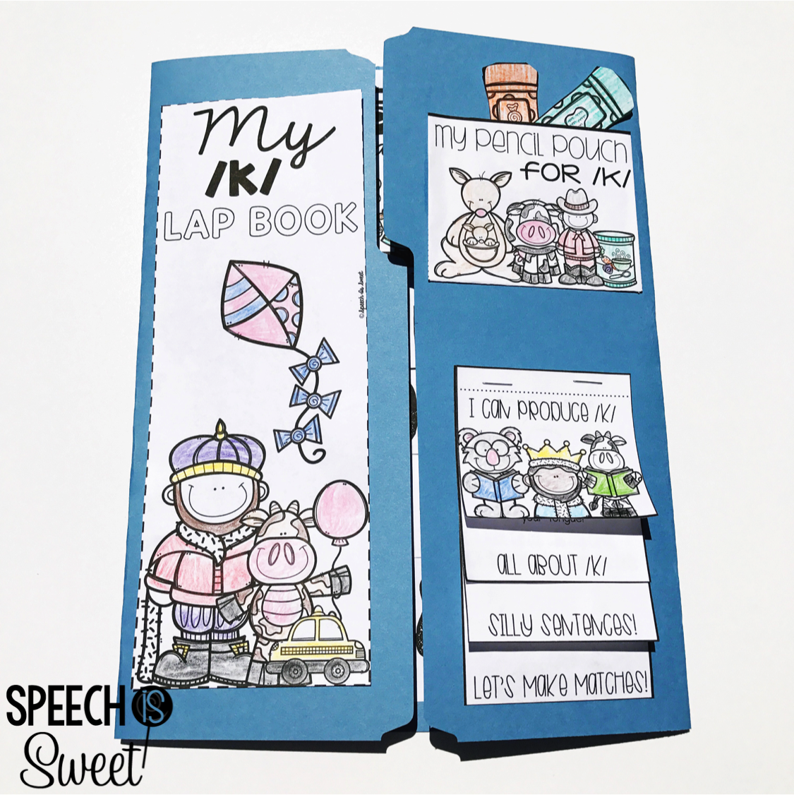 Articulation Lap Book Tutorial (plus freebie!) - Speech is Sweet
