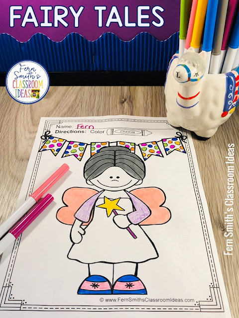 These Fairy Tale Coloring Pages and Craftivities Have Been Updated ...