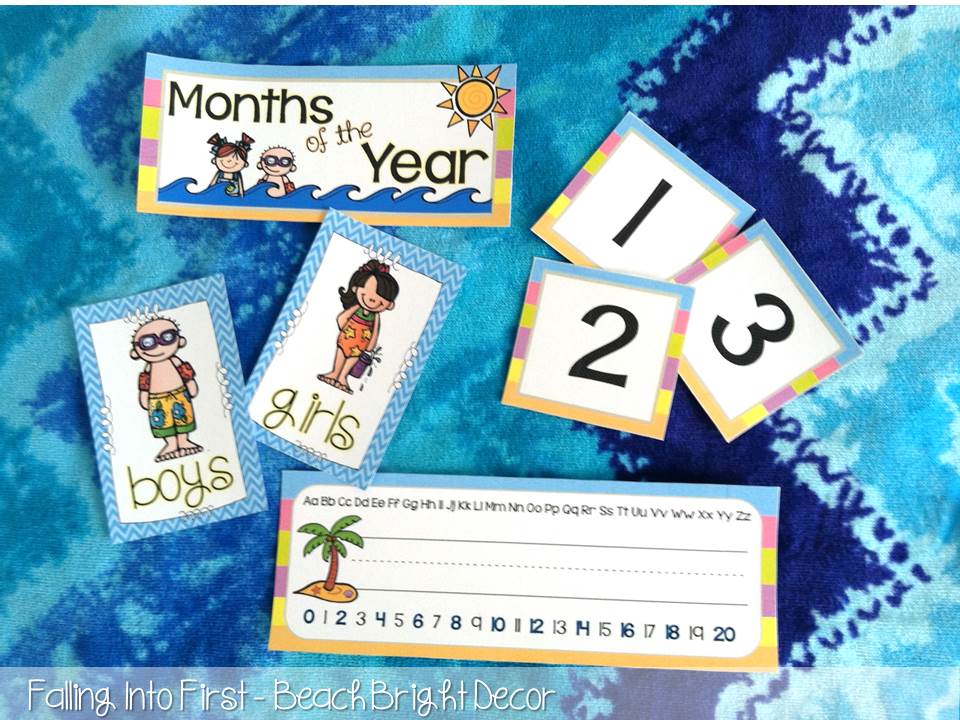 Beach Bright Classroom | Falling into First