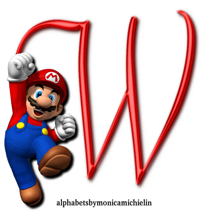 M. Michielin Alphabets: RED SUPERMARIO BROS ALPHABET PNG, #supermario ...
