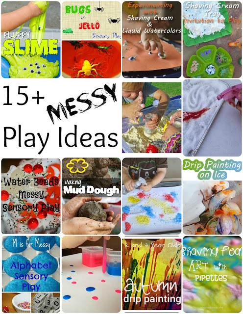 15 Messy Play Ideas: Kid's Co-op ~ Reading Confetti
