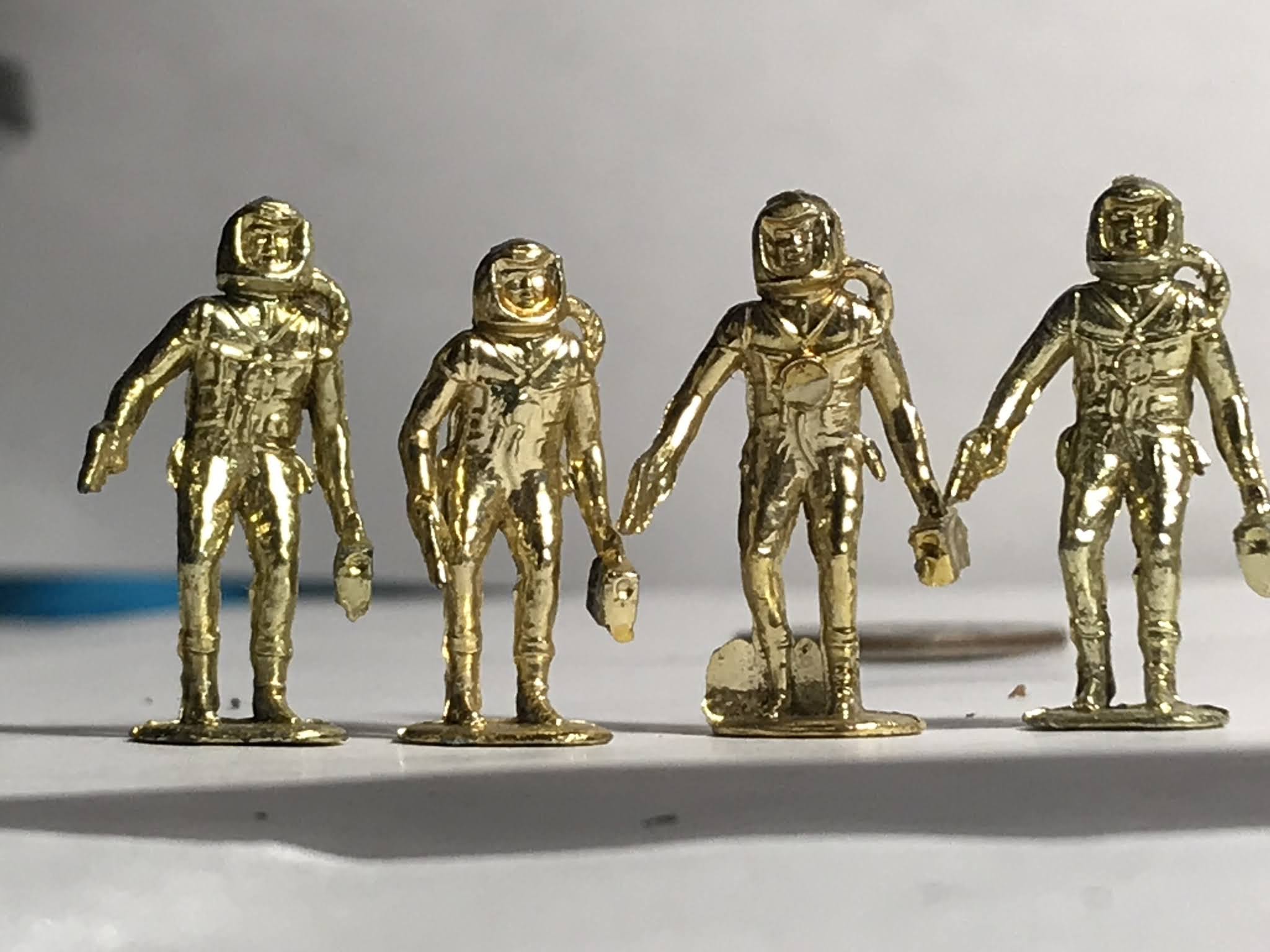 Space Garage: Golden Astronaut Space Figure Motherload: A Hay Bale ...