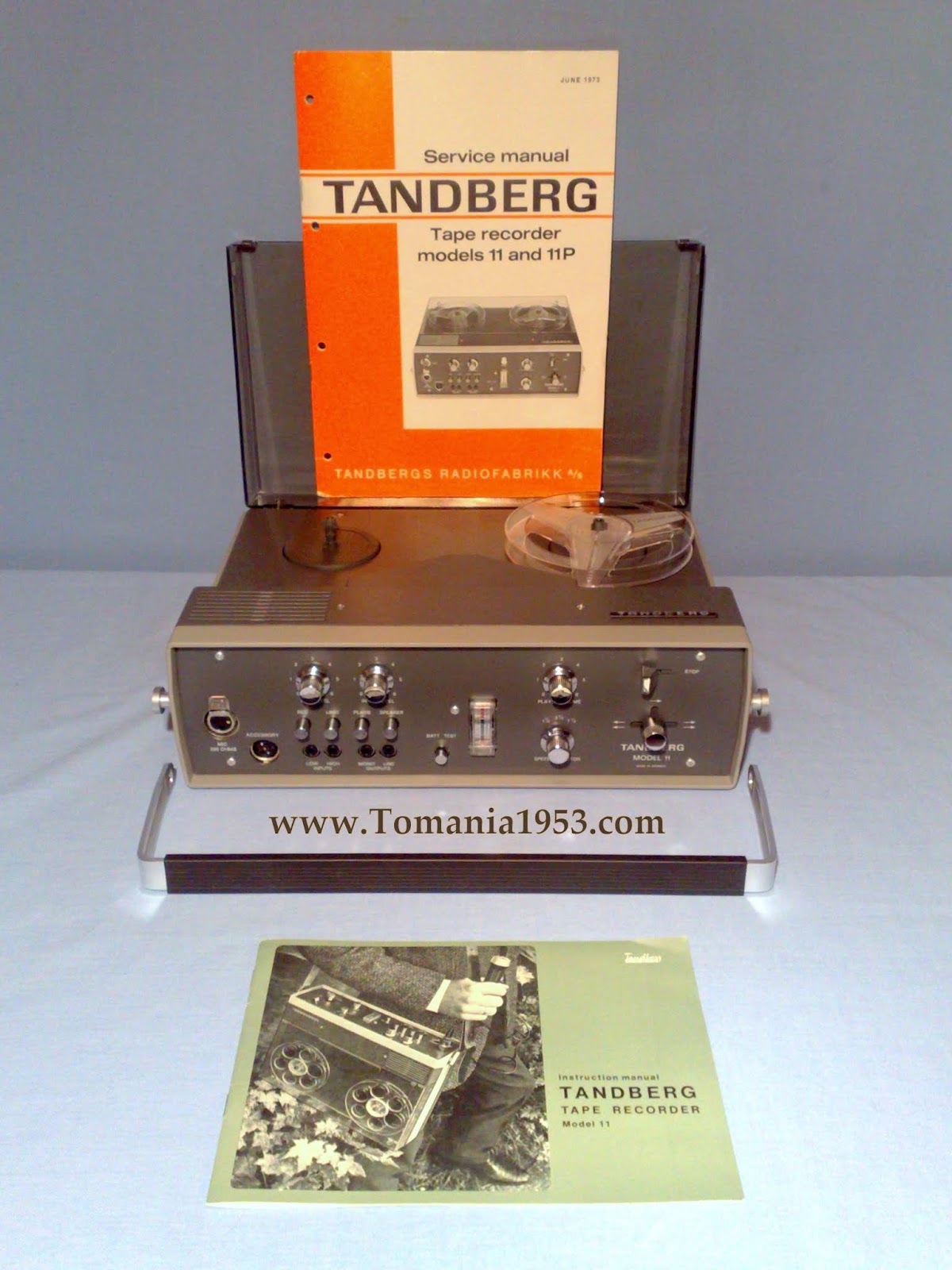 TOM's TECH TOYS: TANDBERG TAPE REC MODEL 11
