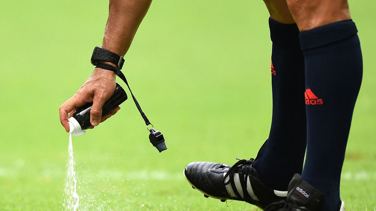 Refereeing World: The inventor of the vanishing spray demands FIFA ...