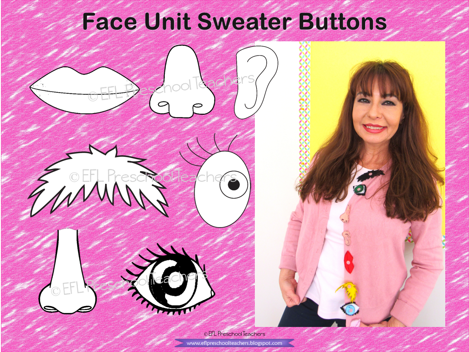 ESL/EFL Preschool Teachers: Face Theme Awards, Craft and Holidays for ...