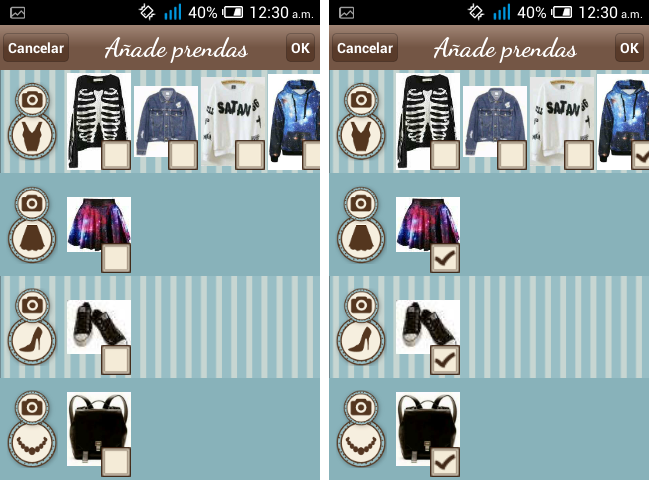 Kuromiku ♡: Dress App: Aplicación para armar outfits con fotos de tu ropa