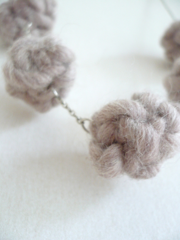 Carolina Grönholm: Wool Ball Necklace