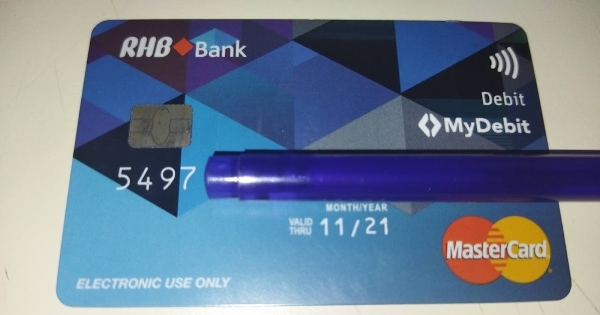 Life Begins at Forty: Renew RHB debit card