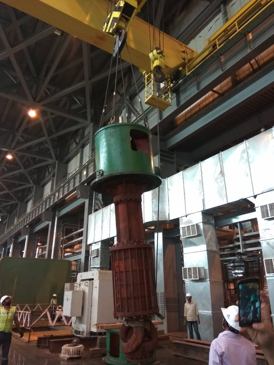 Condensate extraction pump in thermal power plant