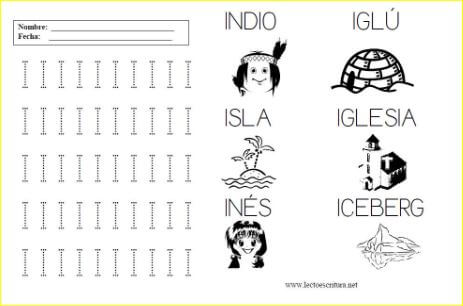 Jugando y aprendiendo juntos: Aprendo a leer y a escribir. La I