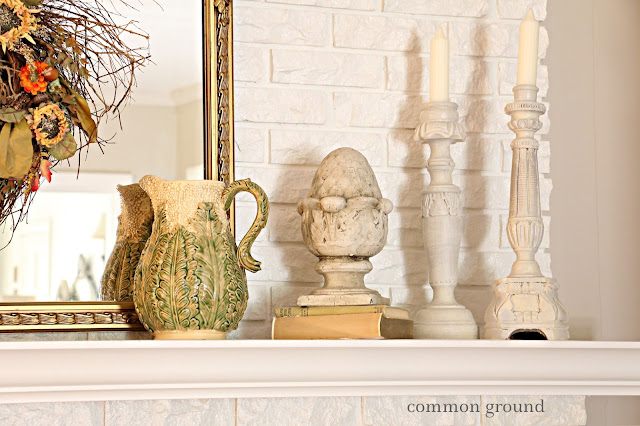 common ground : Transitional Late Summer Mantel