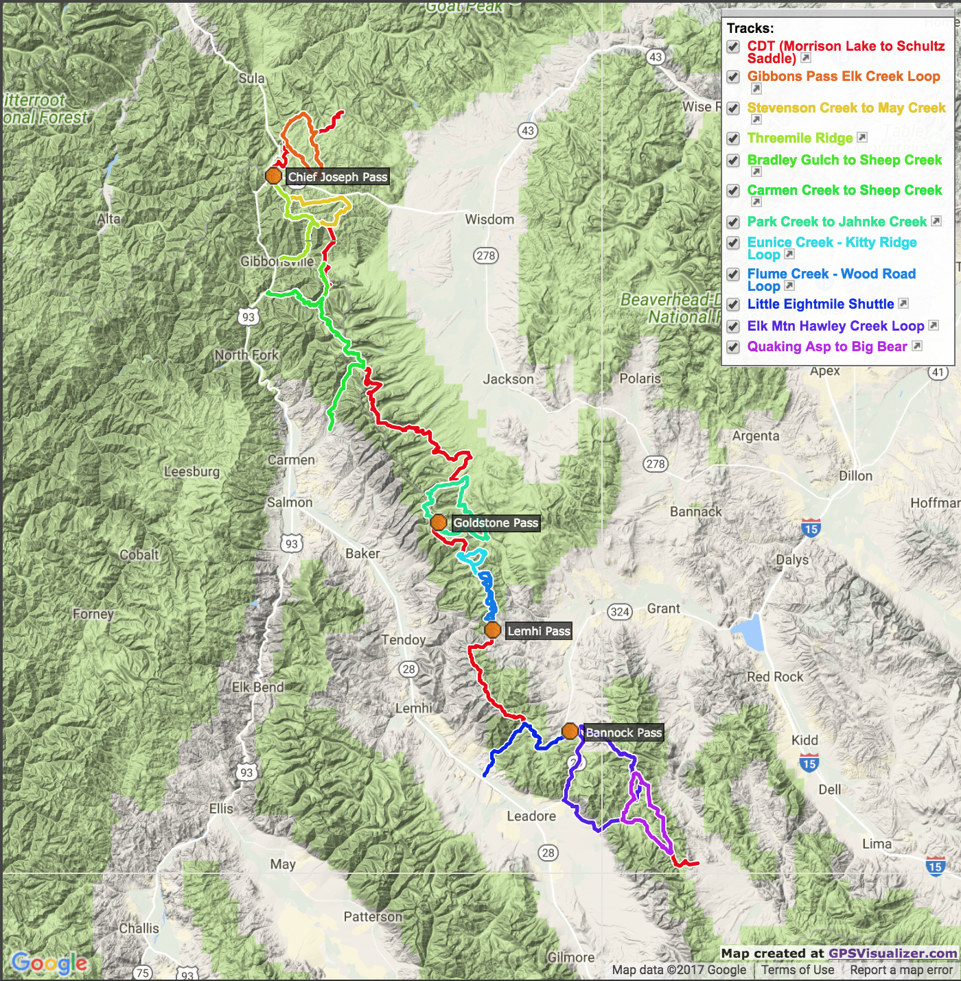Lost Trails: Salmon's CDT