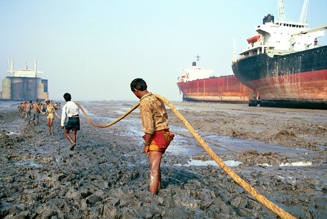 Let's keep it wild.: Where giant ships go to be torn apart