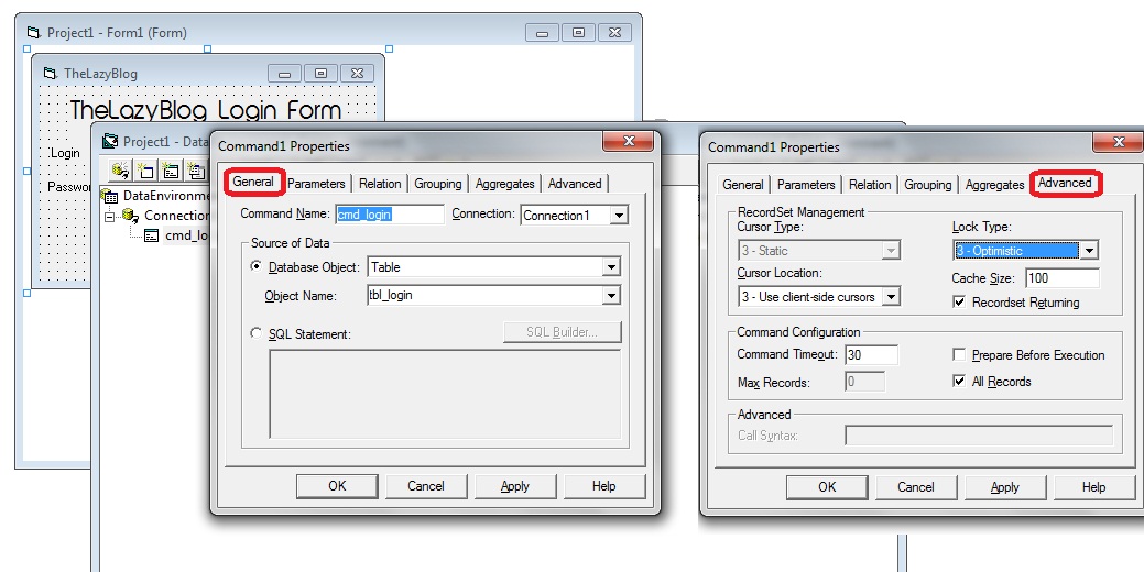 VB6 Tutorial - Creating Login Form with MS Access 2007 as Database ...
