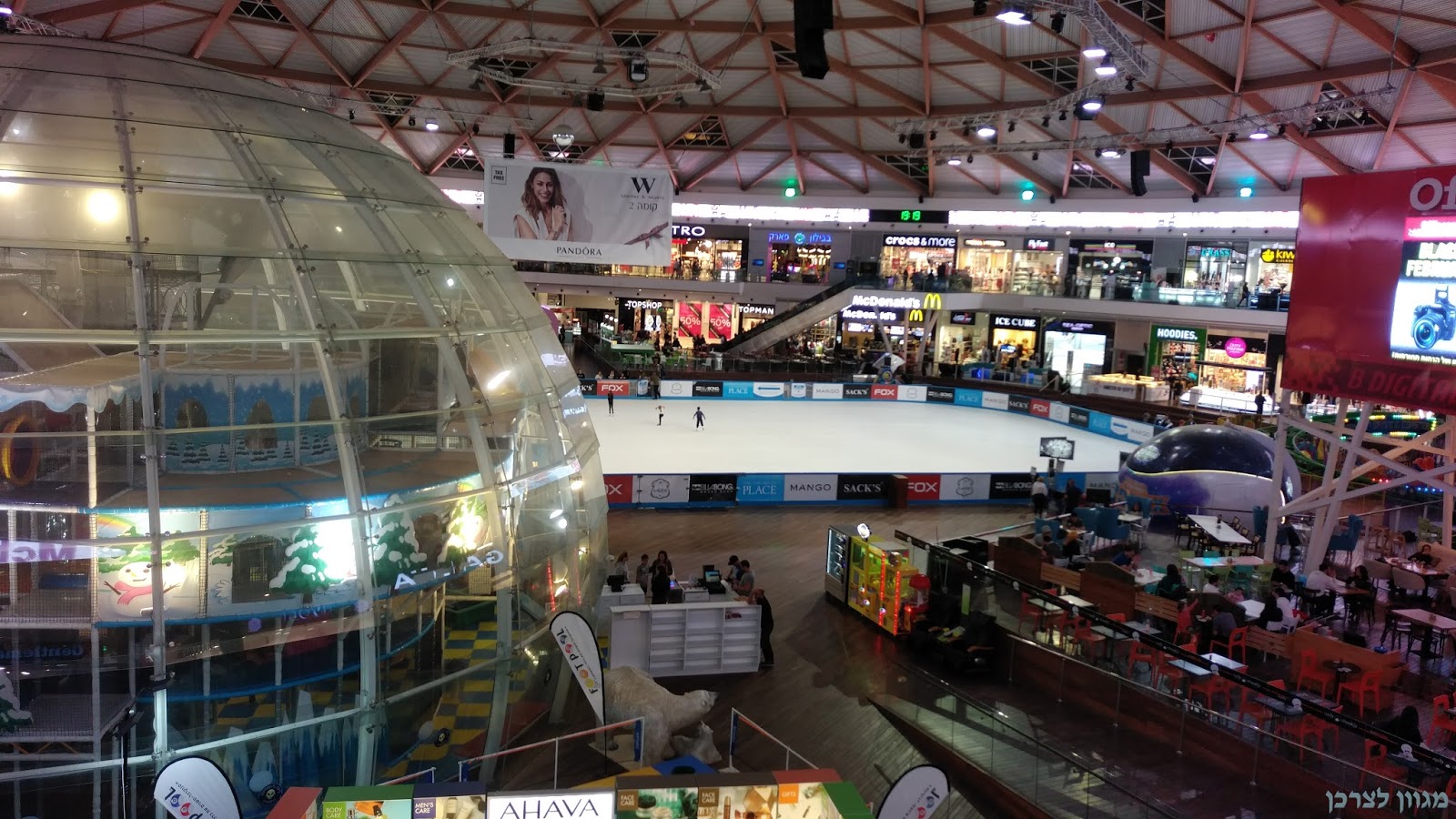 מגוון לצרכן : המון אטרקציות בקניון "אייס מול" אילת - Ice Mall Park Eilat