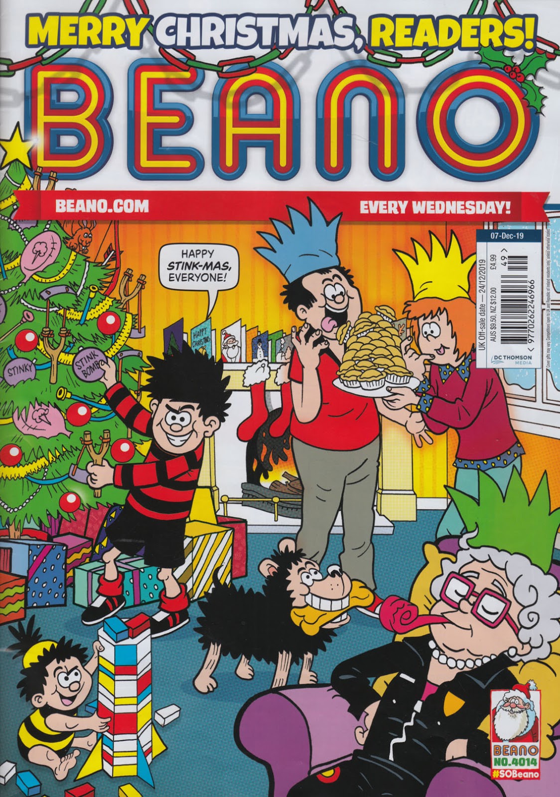 BLIMEY! The Blog of British Comics: The Christmas BEANO (2019)