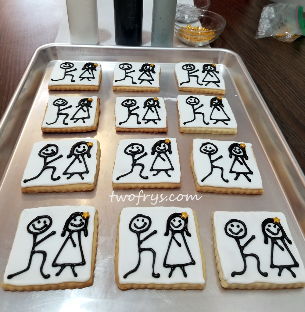 Two Frys: Engagement Stick Figure Cookies