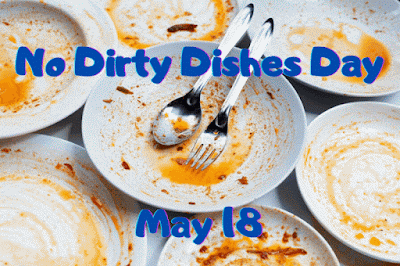 Animations a2z: No Dirty Dishes Day - May 18