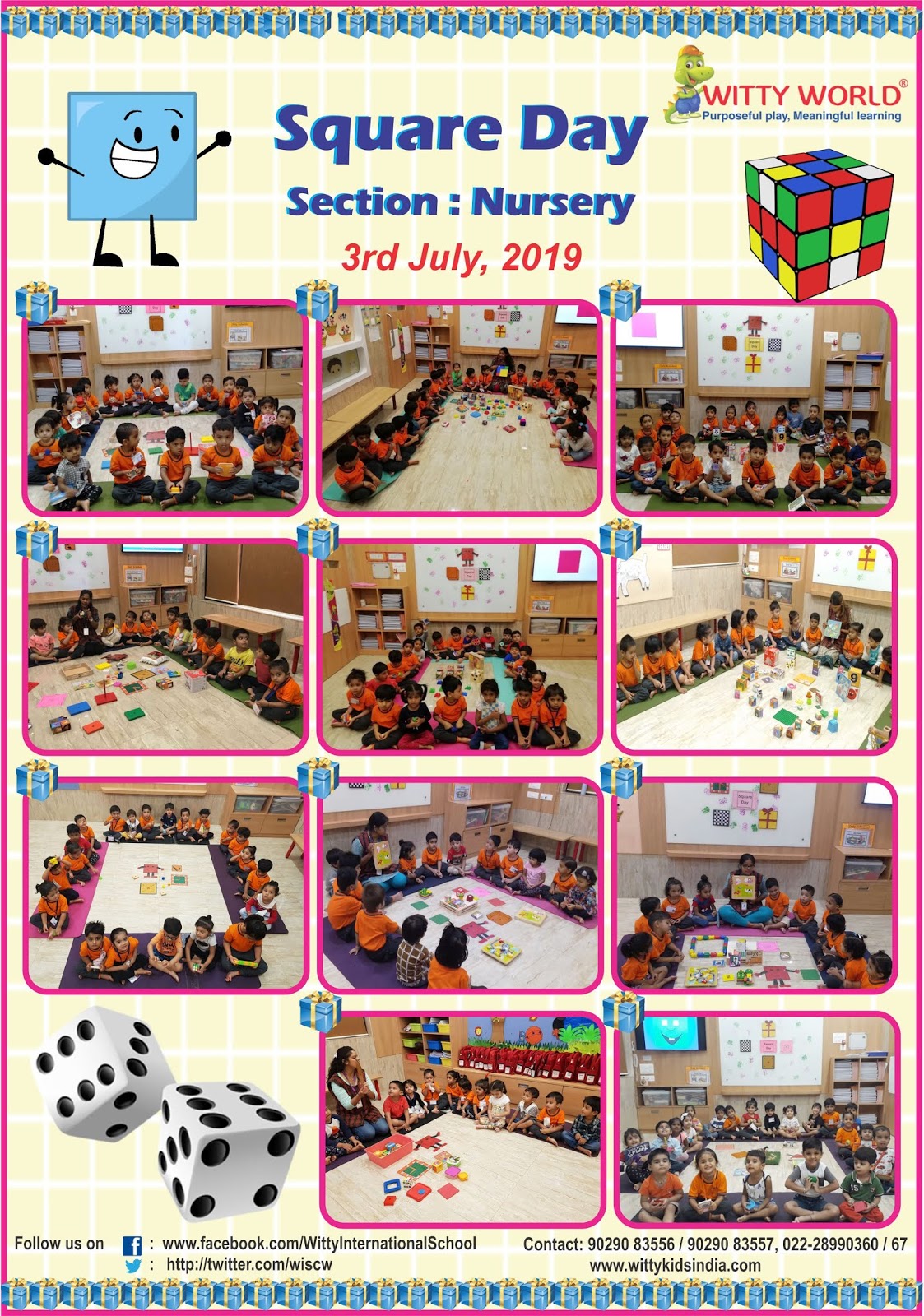 On the top of the World...: Introduction to Shape SQUARE by Nursery ...