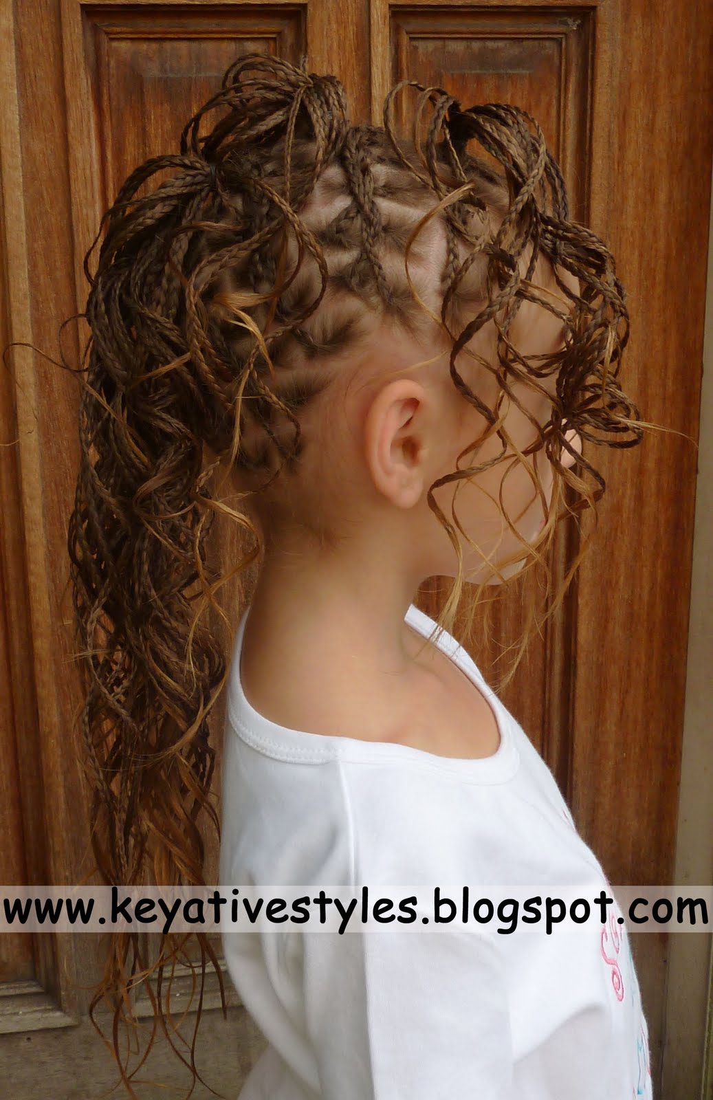 Keyative Styles: Mini Braid Mohawk