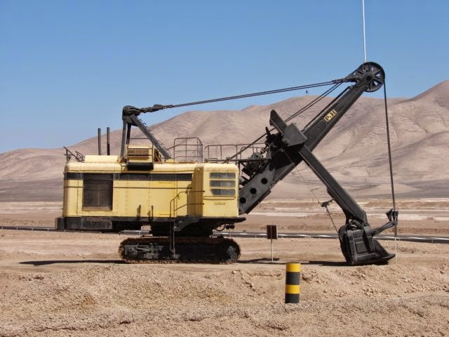 MINERÍA A CIELO ABIERTO: PALA DE CABLE