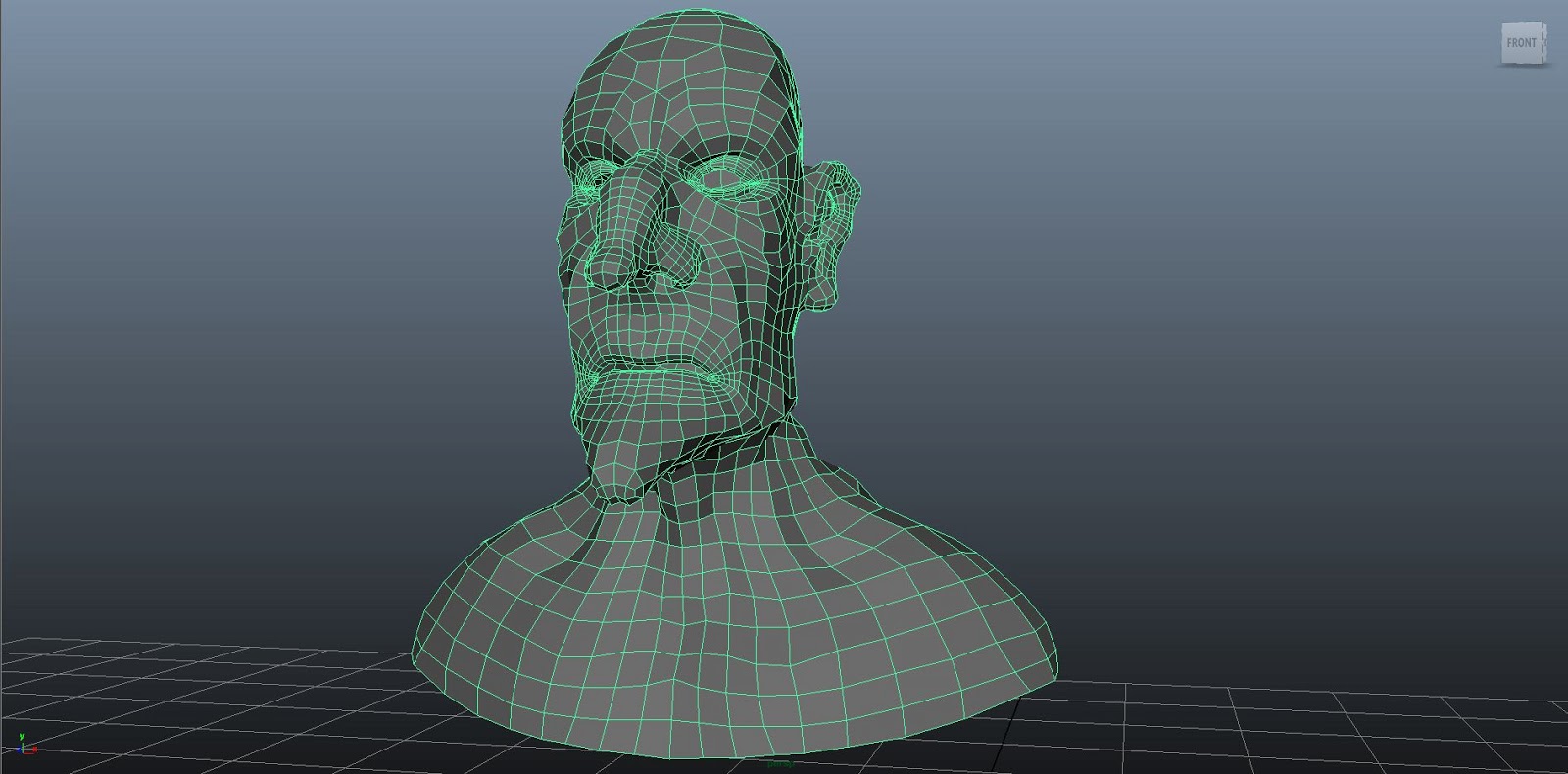 Nicks BCT Studio Blog: Changing the topology for animation.