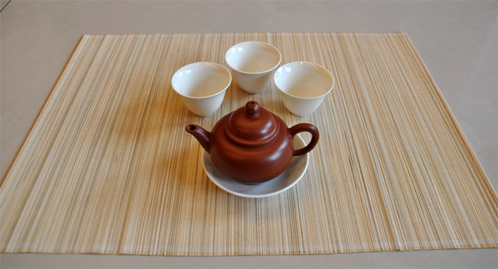 Tea Masters: Colorful bamboo tea mats - Simple Cha Xi