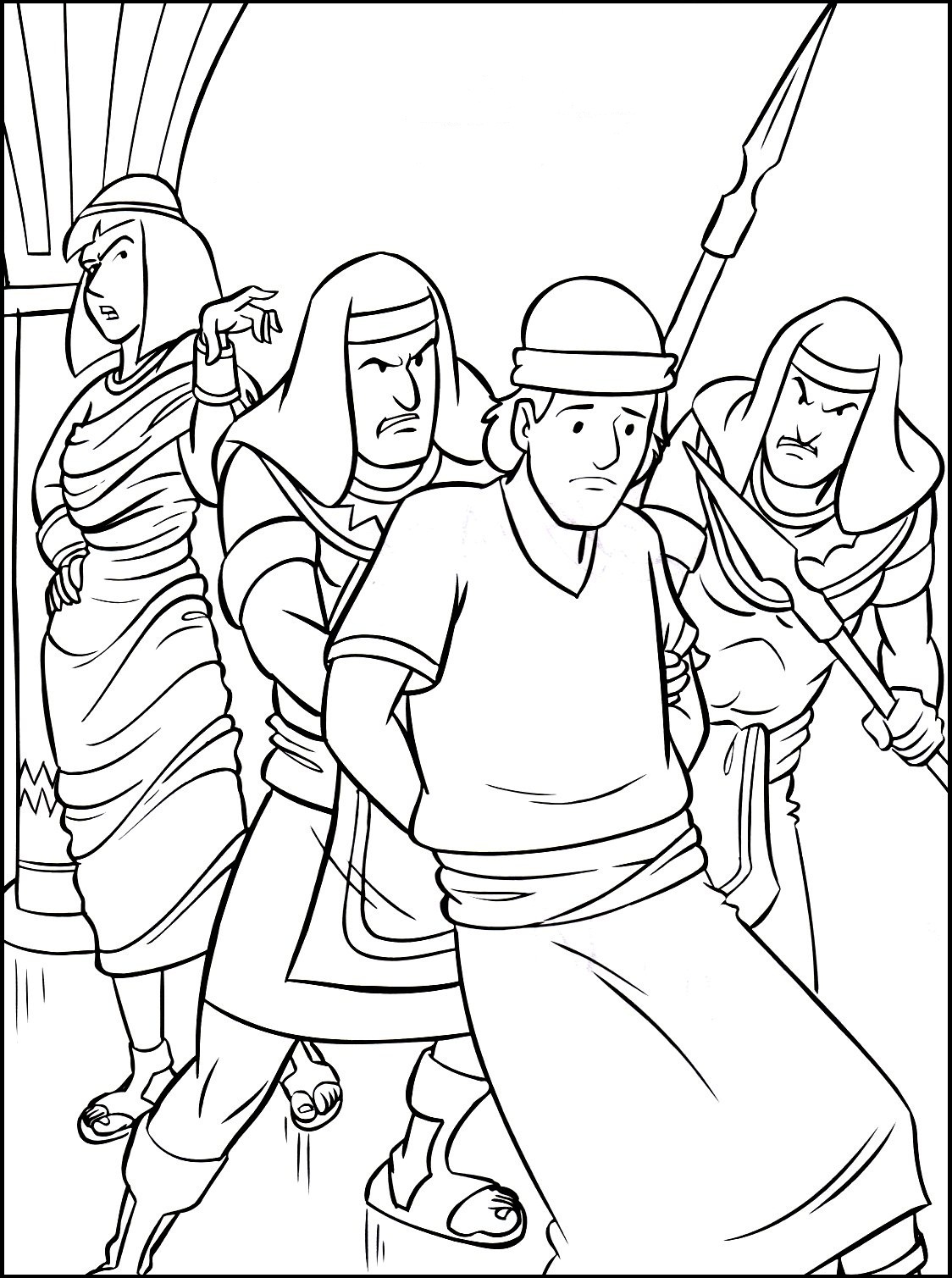 Jose es vendido por sus hermanos para colorear - Imagui