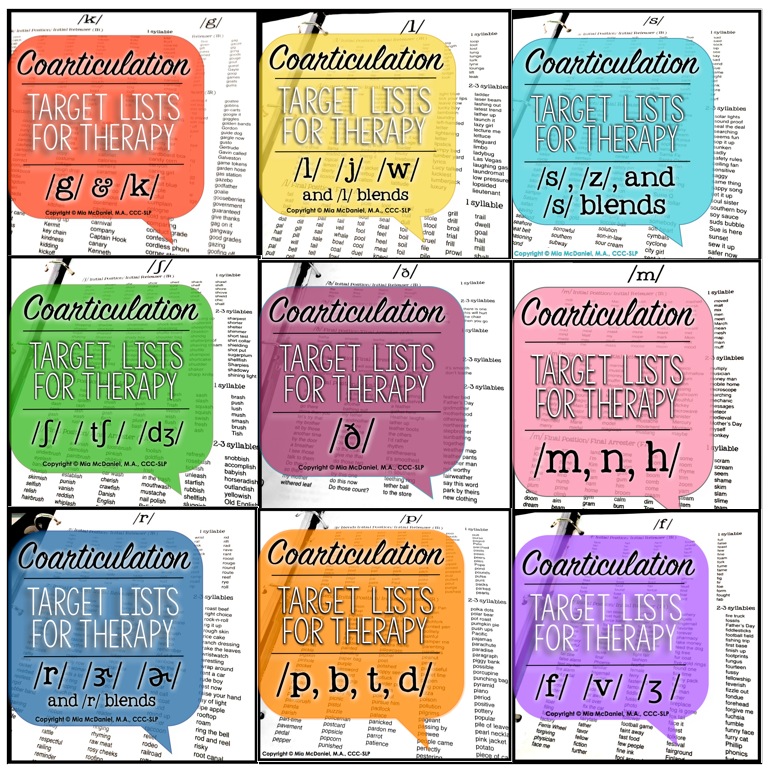 The secret to more efficient articulation therapy….Coarticulation!